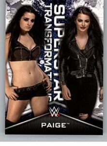 2020 topps wwe women's division superstar transformations #st-11 paige official world wrestling entertainment trading card in raw (nm or better) condition