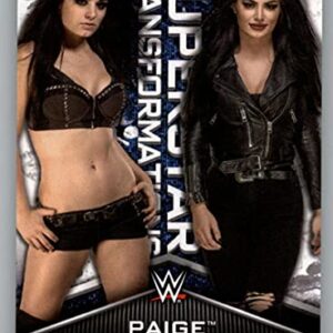 2020 Topps WWE Women's Division Superstar Transformations #ST-11 Paige Official World Wrestling Entertainment Trading Card in Raw (NM or Better) Condition