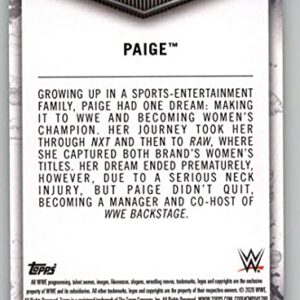 2020 Topps WWE Women's Division Superstar Transformations #ST-11 Paige Official World Wrestling Entertainment Trading Card in Raw (NM or Better) Condition