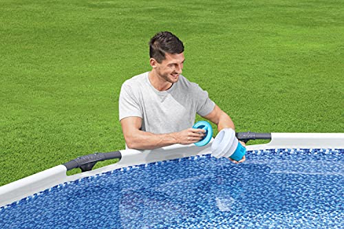 Bestway Pool Flowclear Chemical Floater with ChemGuard Protective Glove, Blue