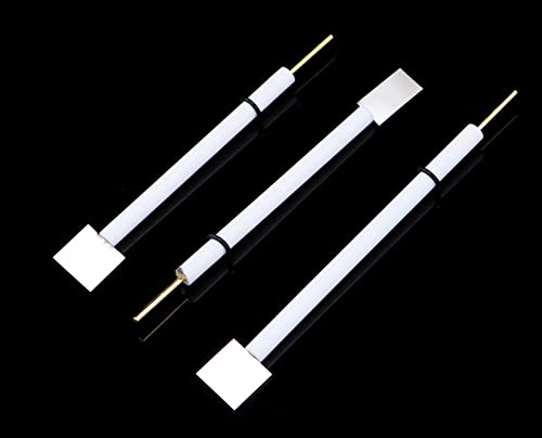 Platinum Electrode, Electrochemistry Electrolytic Analysis Pt Electrodes, Purity 99.99% Platinum Plate Electrode, Coated with PTFE Insoluble Anode for Substance Analysis 1 Pcs (10X10X0.1mm)