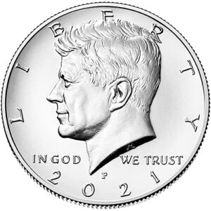 2021 p bu kennedy half dollar choice uncirculated us mint