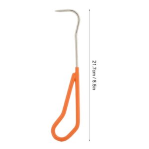 HERCHR Bonsai Tool Root Hook, Bonsai Root Rake Gardening Pick Sturdy Claw Root Hook Loosening Tool Gardening Iron Hook Bonsai Tools for Outdoor Garden Digging Cultivator Weed Remove