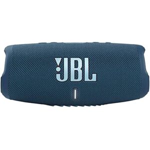 JBL Charge 5 - Portable Bluetooth Speaker with Megen Hardshell Travel Case with IP67 Waterproof and USB Charge Out (Blue)