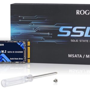 ROGOB 512GB M.2 SATA SSD 2242 NGFF B&M Key Internal Solid State Drive 6Gb/s for Desktop Laptop PC