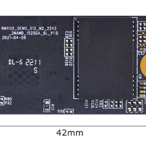 ROGOB 512GB M.2 SATA SSD 2242 NGFF B&M Key Internal Solid State Drive 6Gb/s for Desktop Laptop PC