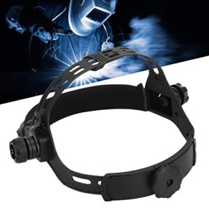 Welder Mask Headband, Plastic Welding Welder Mask Adjustable Headband for Solar Auto Darkening Welding Helmet Accessories(Black)