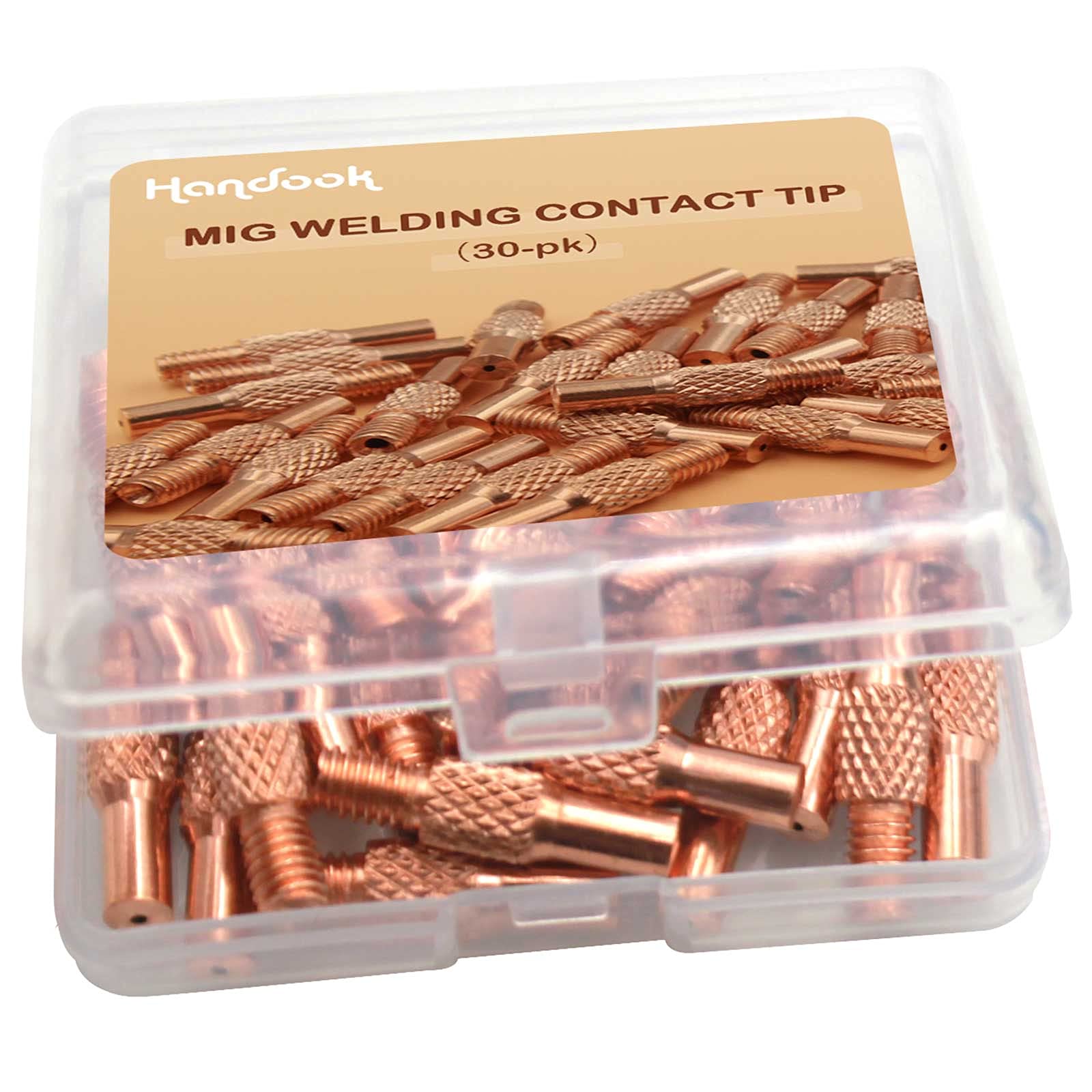 30 pcs MIG Welding Contact Tip - 186-419 .030" for Miller Welder Gun Spoolmate 100, 200, 3035, 185 and Hobart Spoolgun DP-3035, SpoolRunner 100,Handler 125, 125 Ez, 130, 140, 190, 210MVP etc