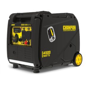 champion power equipment 4500-watt rv ready inverter generator with quiet technology