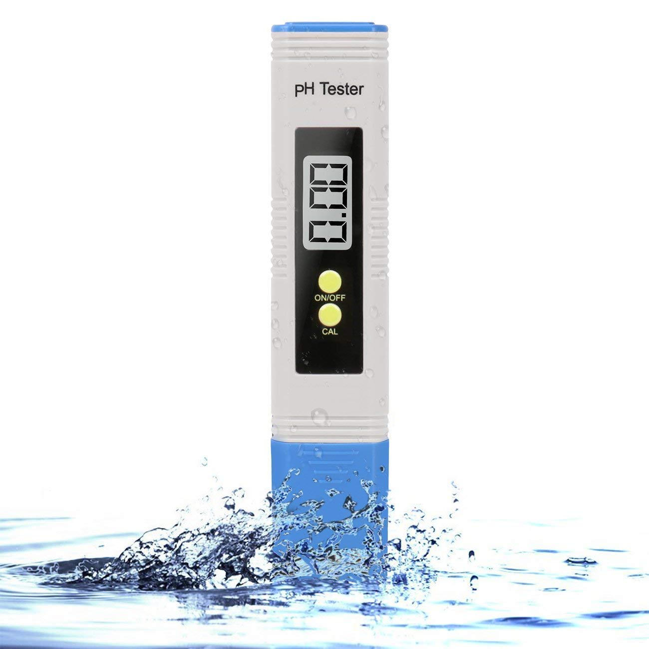 KoGI24 Digital PH Meter, PH Meter 0.01 PH High Accuracy Water Quality Tester with 0-14 PH Measurement Range for Household Drinking Water,Aquarium,Swimming Pools