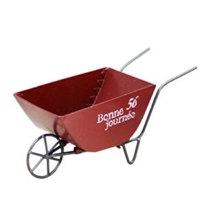 hemoton box wheelbarrow miniature wheelbarrow decor bicycle planter metal succulent pots metal standing planter decorative garden planter mini succulent pot rack man indoor small metal