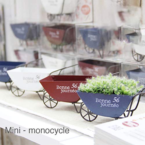 Hemoton Box Wheelbarrow Miniature Wheelbarrow Decor Bicycle Planter Metal Succulent Pots Metal Standing Planter Decorative Garden Planter Mini Succulent Pot Rack Man Indoor Small Metal