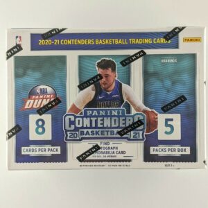 2020/21 Panini Contenders NBA Basketball BLASTER box (40 cards incl. ONE Memorabilia or Autograph card/bx)