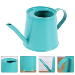 Hemoton 2pcs Children Watering Can Small Kids Watering Pot Long Spout Watering Kettle Iron Watering Tin Watering Bucket for Bonsai Indoor Outdoor Plant