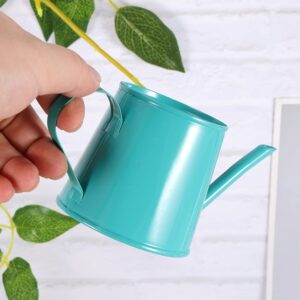 Hemoton 2pcs Children Watering Can Small Kids Watering Pot Long Spout Watering Kettle Iron Watering Tin Watering Bucket for Bonsai Indoor Outdoor Plant