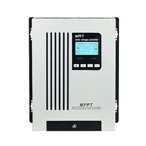 SOLAFANS 48V 120A MPPT Solar Power Charge Controller 12V 24V DC150V PV 6600W Dead Battery Reactivation Support Lead Acid, Sealed, Gel, AGM, Lithium Battery with LCD Display Charging Status