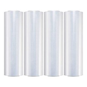 prinko 40 rolls 18" x 1500 ft stretch wrap heavy duty, industrial strength shrink wrap, 75 gauge high performance stretch film replaces 80 gauge low films, clear hand stretch wrap