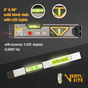 PREXISO 2-in-1 Laser Level with 100Ft Point & 30Ft Line, Magnetic Leveler for Construction, Home Renovation