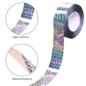 Mageloly 500 Foot Bird Scare Tape, Bird Flash Woodpecker Pigeon Deterrent Bird Scare Ribbon Repellent Devices Tape Keep Birds Away Outdoor