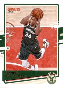 2020-21 donruss #104 giannis antetokounmpo milwaukee bucks basketball card