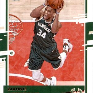 2020-21 Donruss #104 Giannis Antetokounmpo Milwaukee Bucks Basketball Card