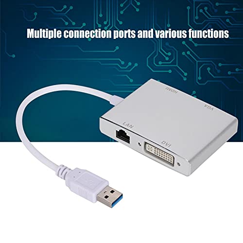 Converter Adapter USB 3.0 to VGA/HDMI/LAN/DVI for Computer Desktop