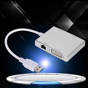 Converter Adapter USB 3.0 to VGA/HDMI/LAN/DVI for Computer Desktop