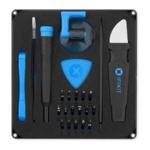 ifixit essential electronics toolkit - pc, laptop, phone repair kit