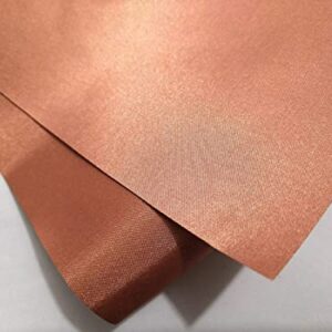 LOOGOOL Copper Fabric Blocking RFID/RF-Reduce EMF/EMI Protection Conductive Fabric Anti-Radiation Military Grade Shielding Fabric 78 inch x43 inch , Gold