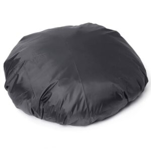 DOITOOL Outdoor Fire Pit Cover Round for Fire Pit 24 Inch, Heavy Duty Oxford Cloth Anti Full Coverage Patio Fire Pit Cover, Fireplace Cover with Drawstring Closure