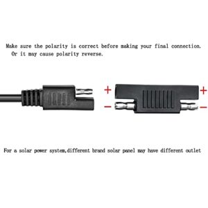 Mutai SAE Connector 4PCS Solar Polarity Reversing Plug Adapter for SAE to SAE Quick Disconnect Extension Cable Panel Battery Power Charger