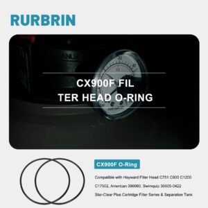 RURBRIN CX900F 0-240 Tank Lid O-Ring for Hayward Star-Clear Plus U9-228A C751 C900 C1200 C17502 Pool Cartridge Filter (1PCS)