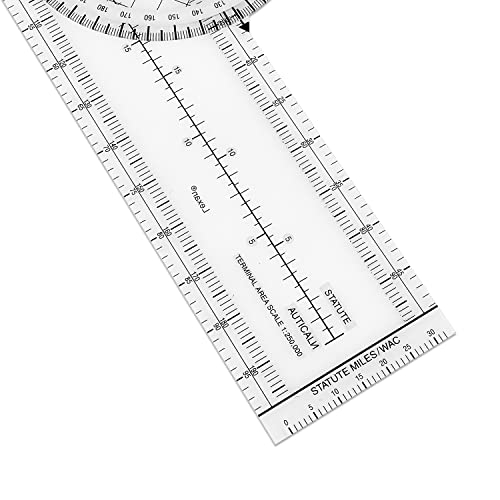 CYA Rotating Plotter Aviation, Flight Azimuth Plotter for Pilot Students