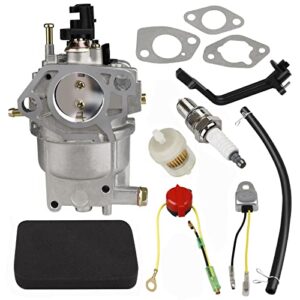 huswell gp5000 gp5500 carburetor for generac gp5500 gp6500 gp6500e gp7500e 389cc 8125w 0j58620157 jingke huayi kinzo ruixing 13hp 14hp 15hp 16hp 188f portable generator engine carb