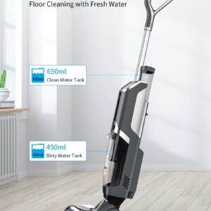 Stealth All in One Cleaner and Mop Shop Wet Dry Vacuums, Hard Floors and Area Rug, Gray