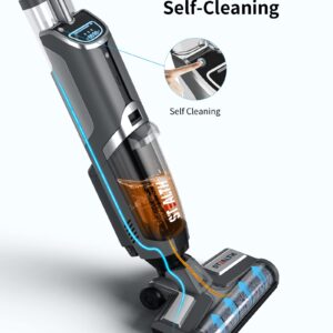 Stealth All in One Cleaner and Mop Shop Wet Dry Vacuums, Hard Floors and Area Rug, Gray