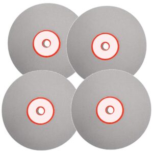 bopfimer 4pcs diamond polishing disc 600 800 1200 3000 grit 6inch flat lap grinding wheel lapping grinding disc tool