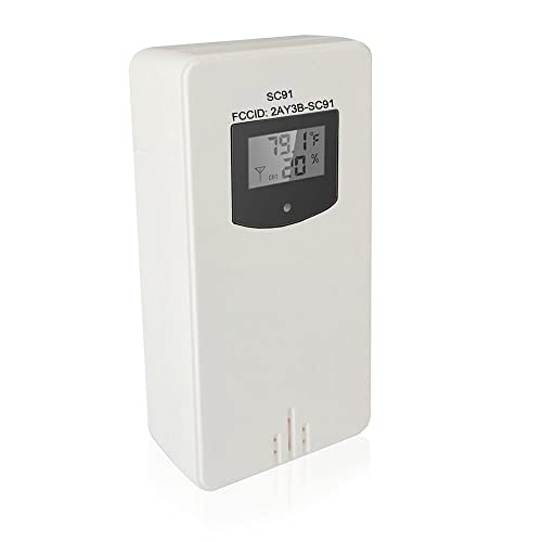 SMARTRO Wireless Remote Sensor Indoor Outdoor Thermometer Replacement for SC91/SC62