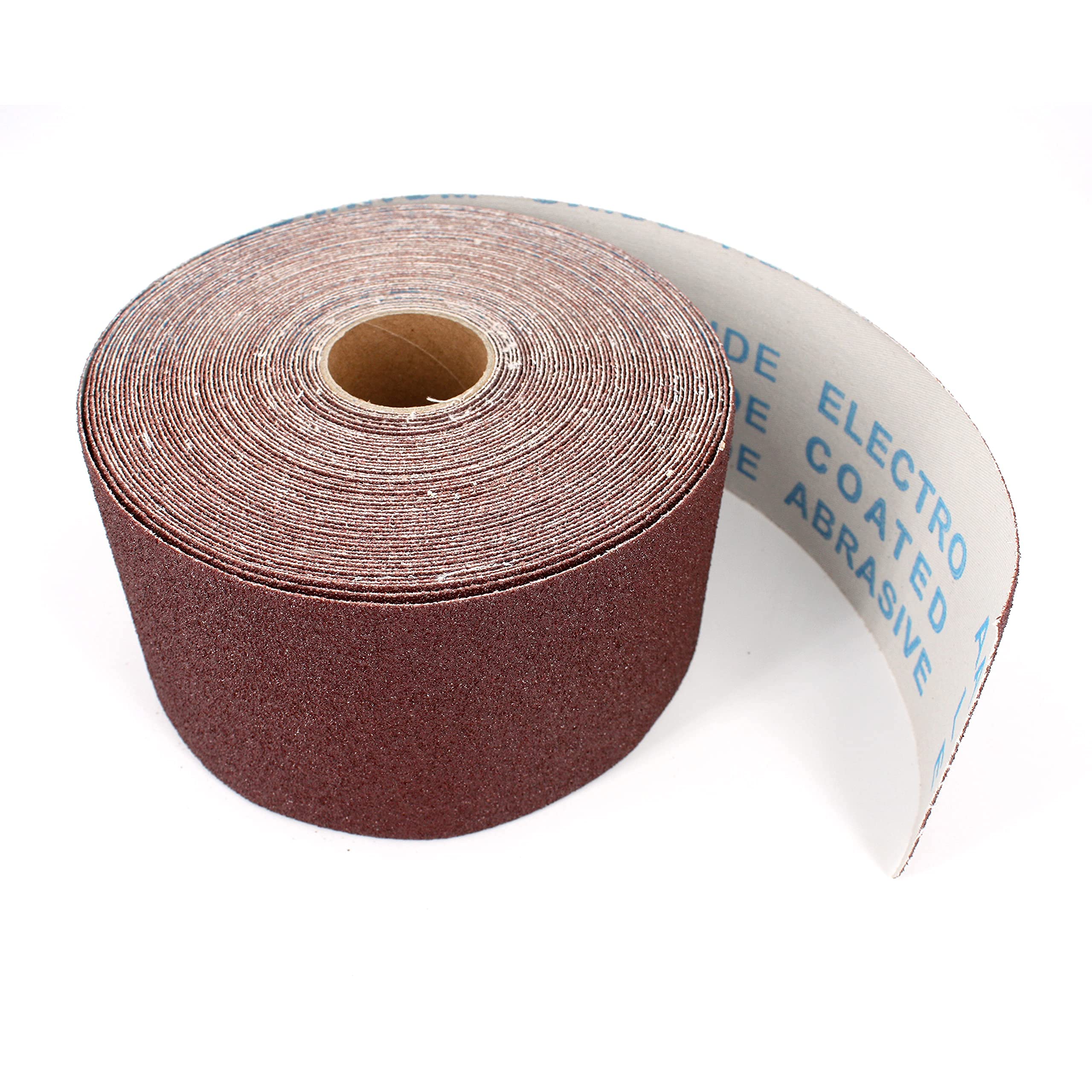 Ready-to-wrap Ready-to-cut 3" wide by 49 Feet long Aluminium Oxide Abrasive for Drum Sander Sandpaper Continuous Roll (Grit:120)