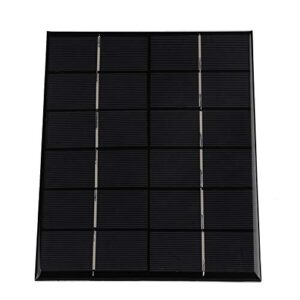 Iron USB Solar Panel Fan, 8 inch 5.2W 6V Cooling Fan + Solar Panel for Outdoor Traveling