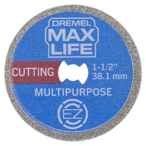 dremel max life ez545hp 1-12" (38.1mm) high performance diamond wheel , blue