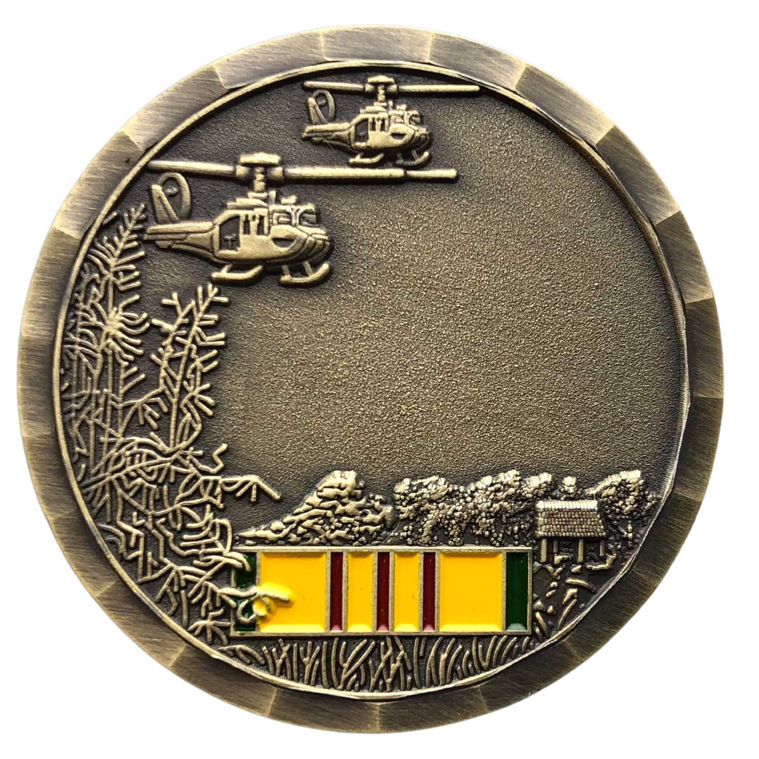 Vietnam War Veteran Ribbon 1959-1975 Challenge Coin