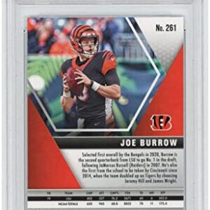 Graded 2020 Panini Mosaic Joe Burrow #261 Rookie RC Football Card PSA 10 Gem Mint