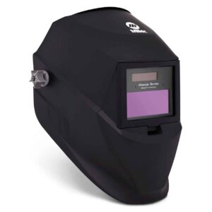 miller 287803 classic series auto darkening welding helmet with clearlight lens, black