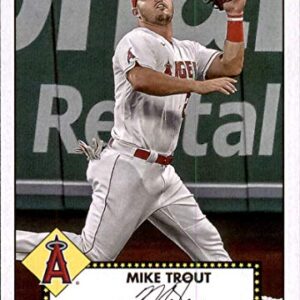 Baseball MLB 2021 Topps 1952 Topps Redux #T52-27 Mike Trout NM-MT Angels