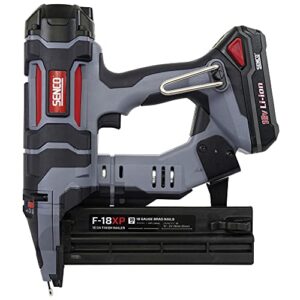 senco 10m0001n fusion f-18xp 18v lithium-ion 2-1/8 in. cordless 18 ga. brad nailer (1.5 ah)