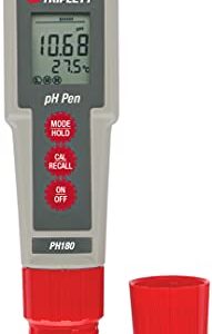 Triplett PH180 Waterproof PH Tester Pen, 0 to 14 pH