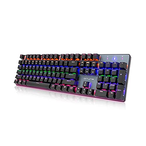 Hansung GTune MKF30S Rainbow Keyboard Black (Korean/English) (Brown Switch)