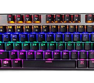 Hansung GTune MKF30S Rainbow Keyboard Black (Korean/English) (Brown Switch)