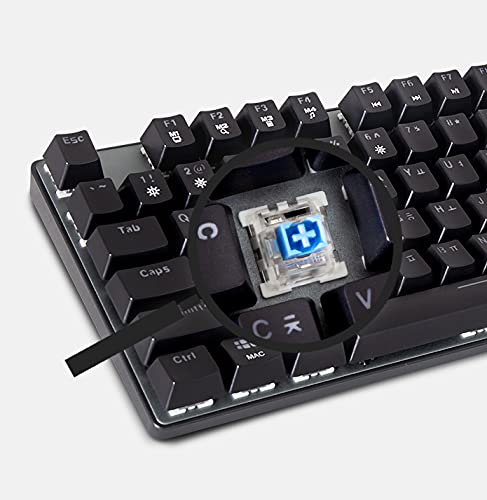 Hansung GTune MKF30S Rainbow Keyboard Black (Korean/English) (Brown Switch)